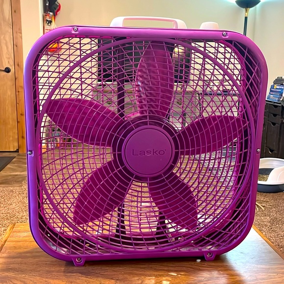 Lasko | Other | Lasko Cool Colors 2 Energy Efficient Box Fan 3 Speeds ...